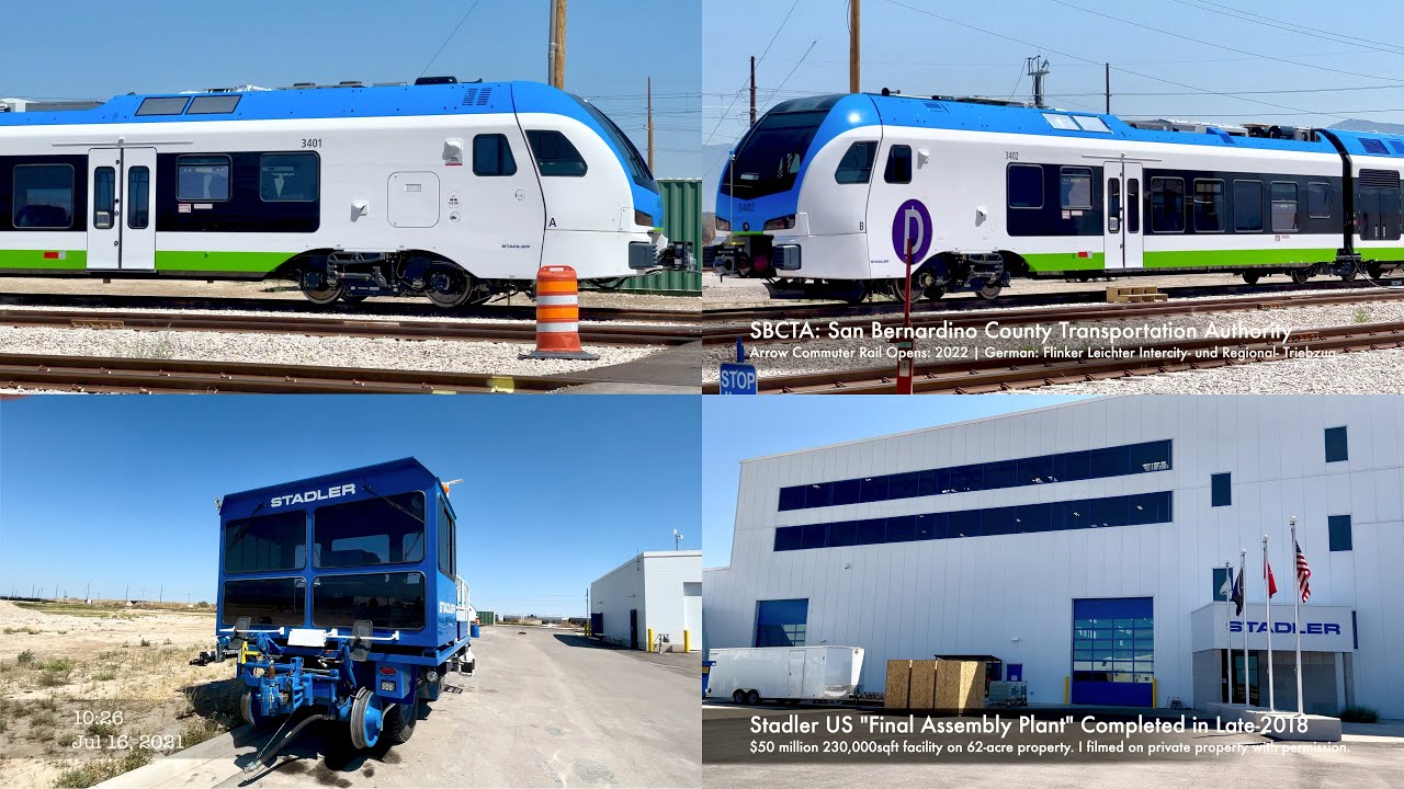Salt Lake City Trains: Stadler Rail US! SBCTA Redlands Passenger Rail ...