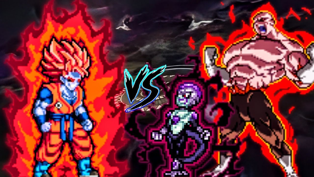 Goku Terror Final V2 OP VS Jiren Full Power V2 OP (Zeed) & Black Frieza ...