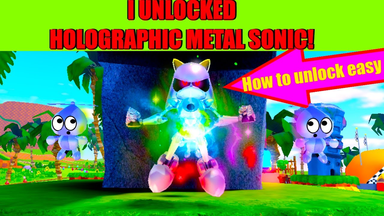 UNLOCKED HOLOGRAPHIC METAL SONIC! TRICKS TO UNLOCK FAST! Sonic Speed ...