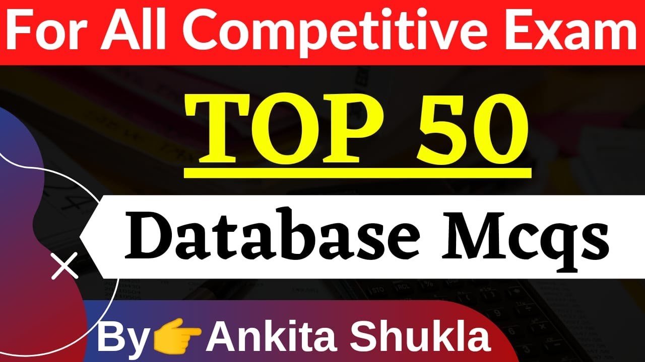 Database Management System Mcq Dbms Mcq Mcq On Database Management System Youtube