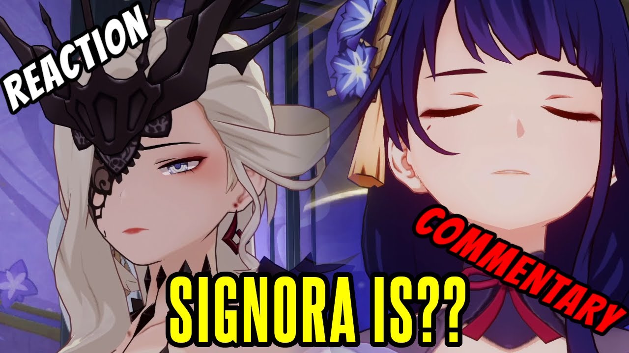 SIGNORA'S WHAT? Is this really how Inazuma's Act 3 Archon Quest ENDS ...