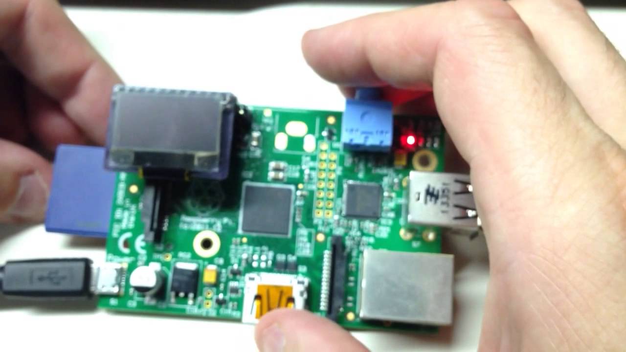 Raspberry Pi 128x64 Oled Display - YouTube