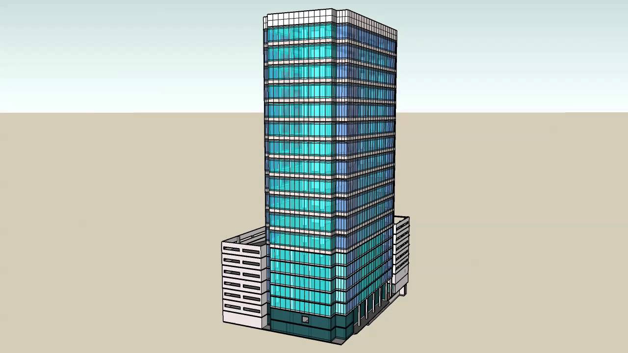 High-rise Example using SketchUp Pro - YouTube