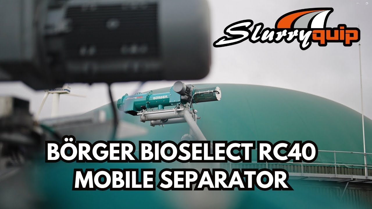 Slurryquip Börger Bioselect RC40 Mobile Separator - YouTube
