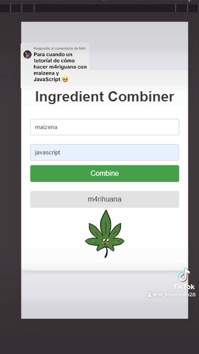 Crear M4rihu4n4 Con Maizena Y Javascript Programador Javascript Parati Coder Css Shorts