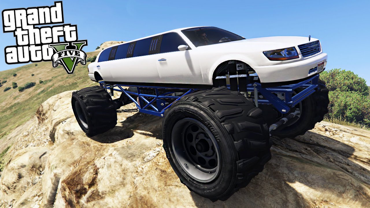 GTA 5 Mods - MONSTER LIMO - YouTube
