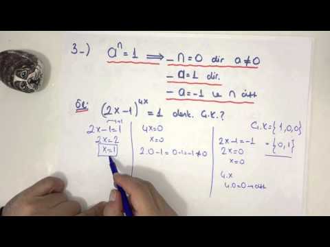 ÜSLÜ DENKLEMLER EN BASİT ANLATIM