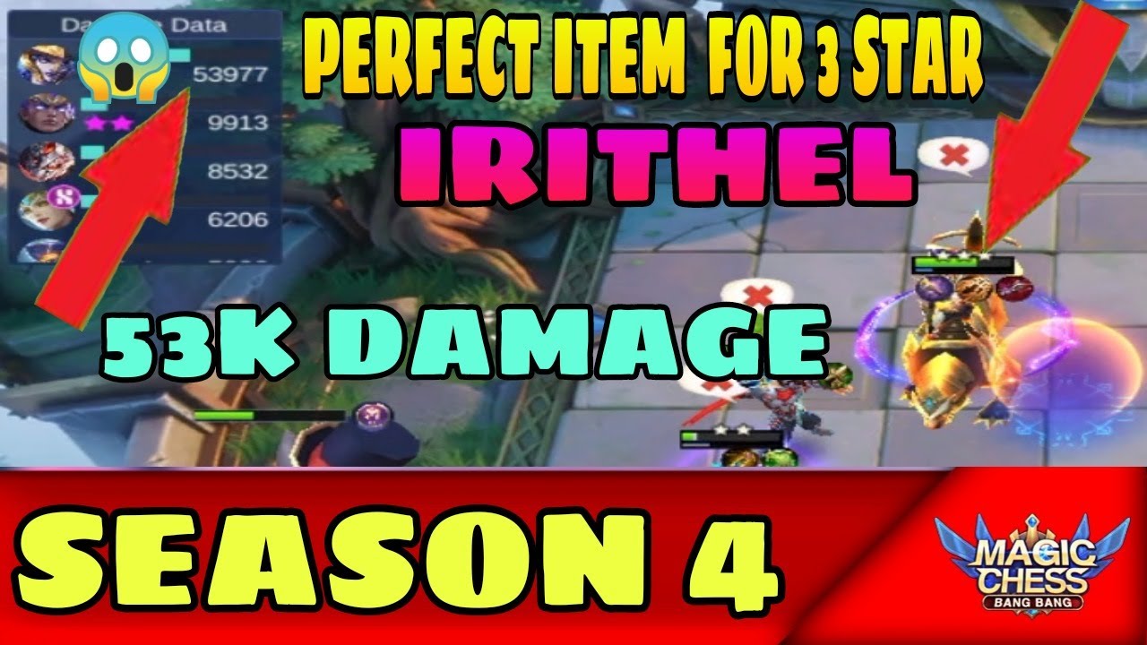 PERFECT ITEM FOR 3 STAR IRITHEL - 53K DAMAGE | MAGIC CHESS SEASON 4 ...
