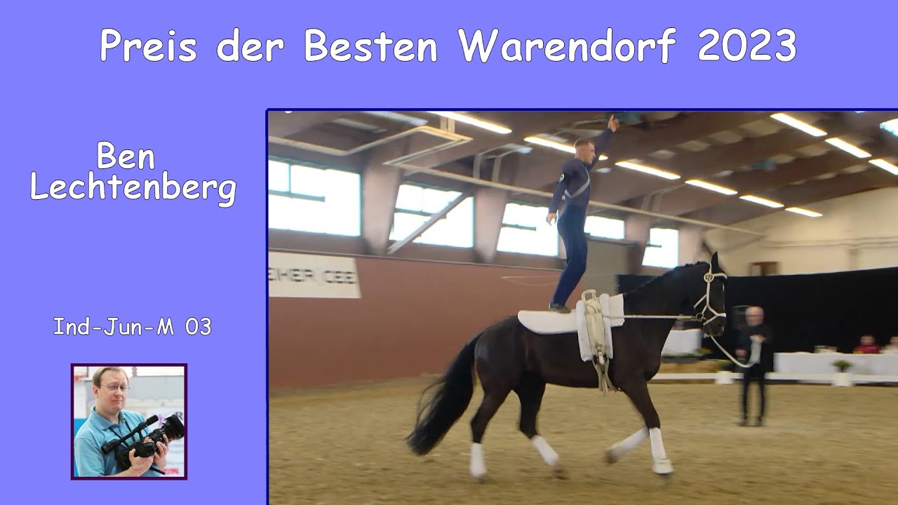 Ben Lechtenberg - Ind-Jun-M 03 - Preis der Besten Warendorf 2023 - YouTube