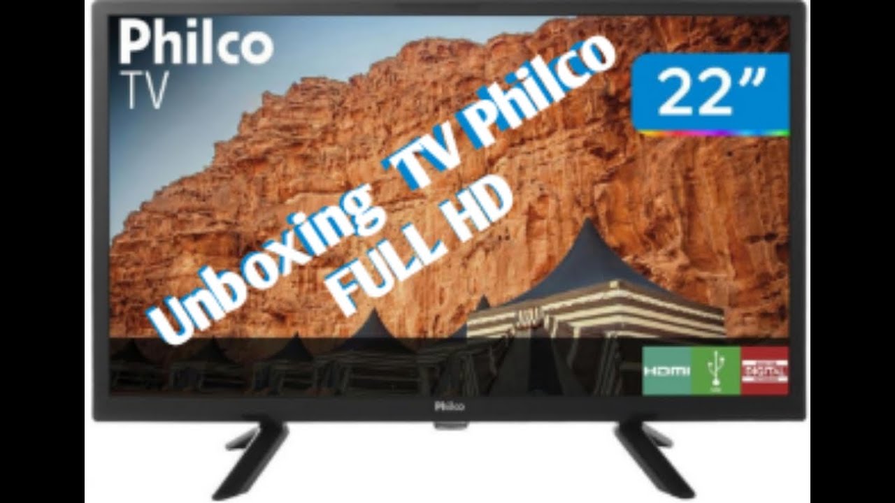 UMBOXING e Primeira impressão da TV Philco 22 PTV22G50D.*REPOST* - YouTube