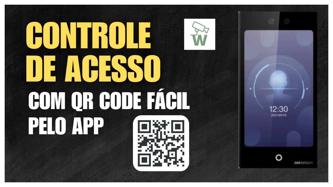 Controle de acesso com QR Code pelo app muito fácil - YouTube