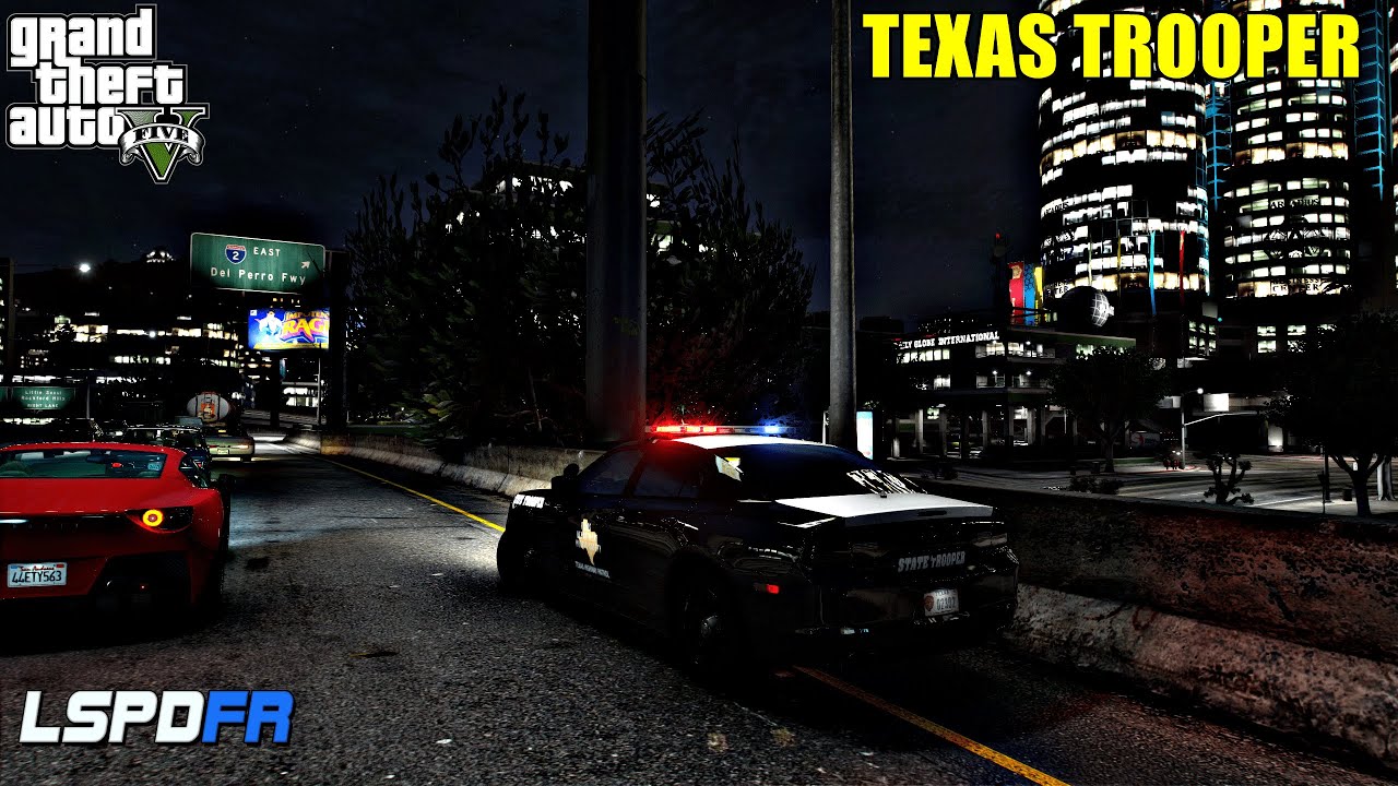 LSPDFR 0.4.9 | GTA 5 POLICE | QuantV 3.0 | Texas Trooper Speed ...