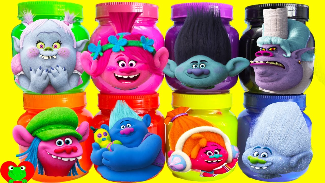 Trolls Movie Slime Surprises - YouTube