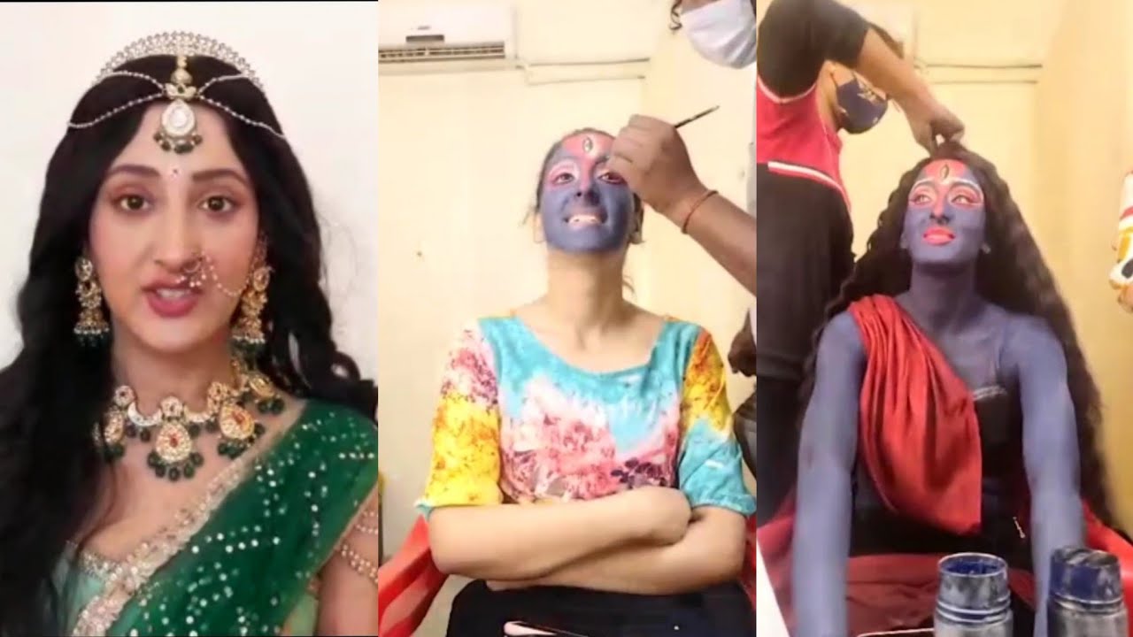 Shivya Pathania Transformation As Devi Parvati To Maa Kaali - Bal shiv ...