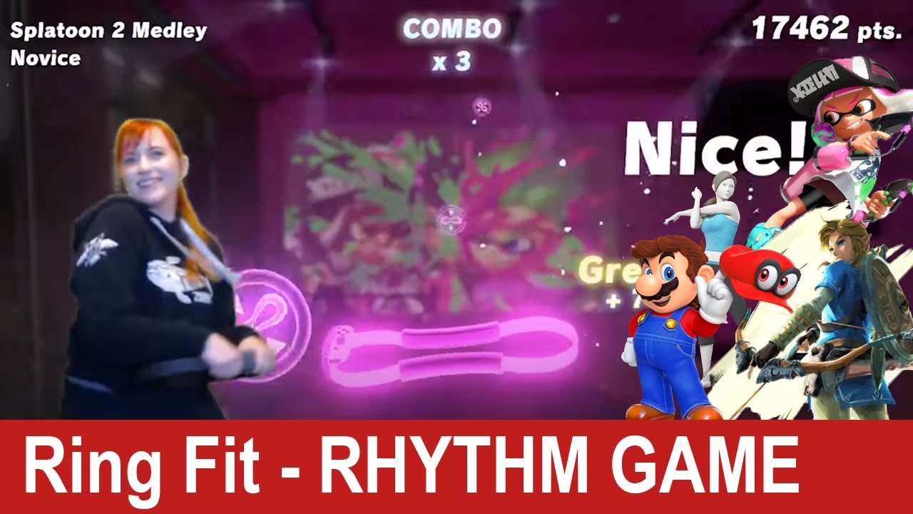 Ring Fit Adventure Rhythm Game Mode | All Nintendo Songs! Zelda, Mario ...
