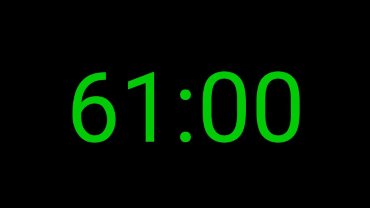 61 Minute Timer - YouTube