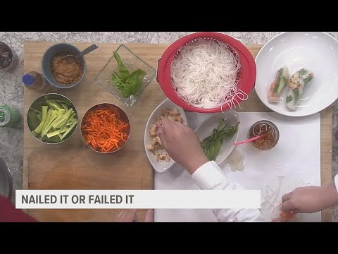 National Eggroll Day: GQMC makes fresh spring rolls, tries 'Healthy ...
