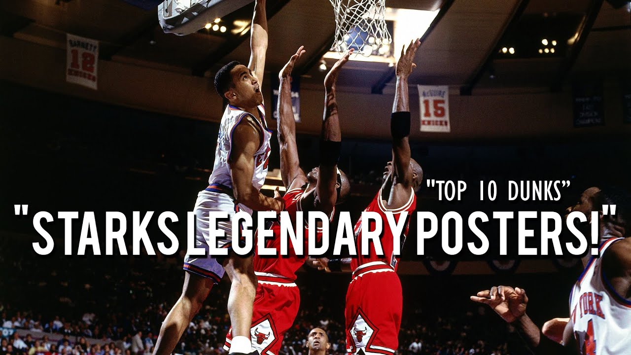 Top 10 dunks in the career of John Starks - YouTube