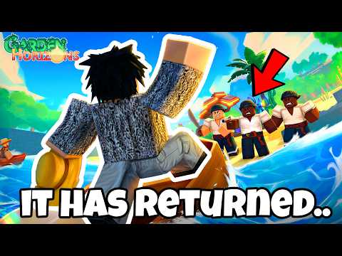 Playing the Forgotten Isle Update in Garden Horizons! (ROBLOX)