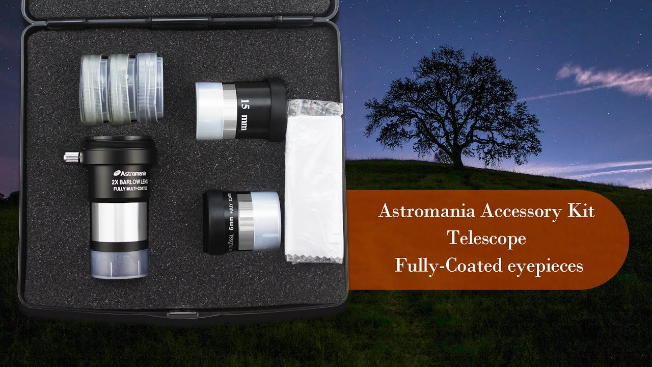 Astromania Accessory Kit Telescope Fully-Coated eyepieces - YouTube