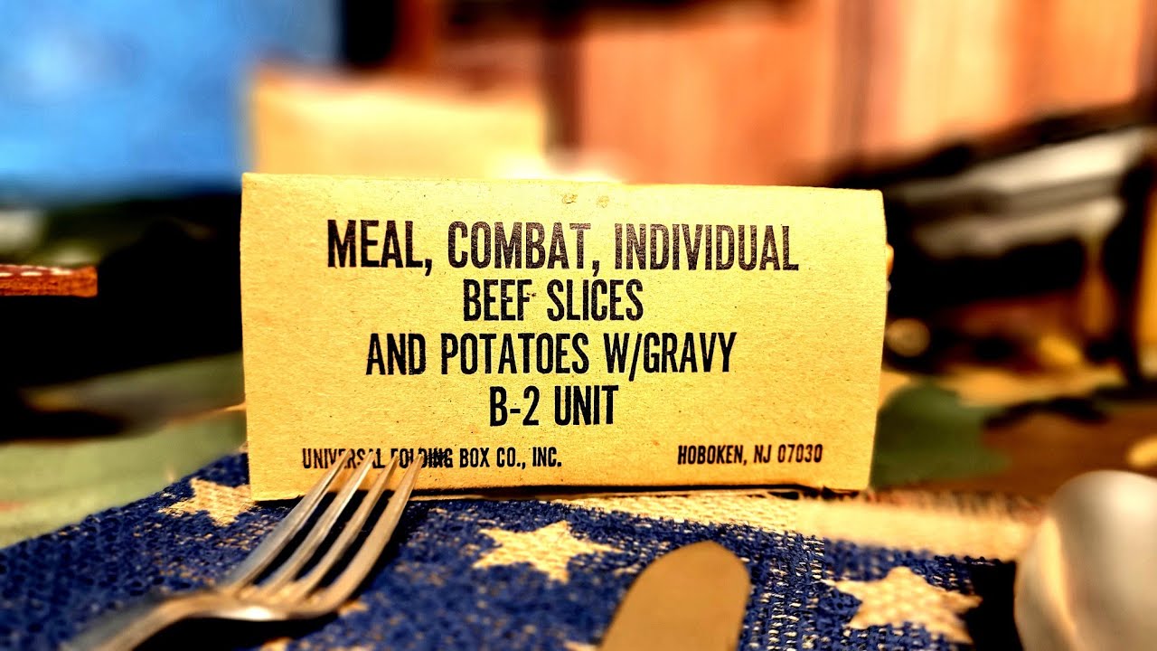 1978 Meal, Combat, Individual [MCI] - Beef slices and potatoes w/ gravy ...