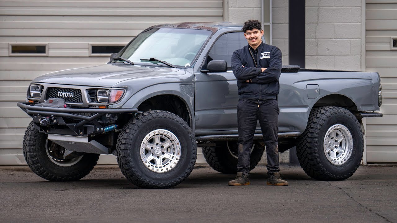 1996 Toyota Tacoma Sleeper Walk Around - YouTube