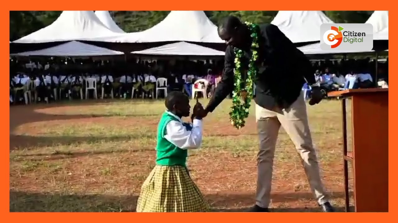 Mogotio MP Kiborek moved to tears by passionate appreciation from girl ...
