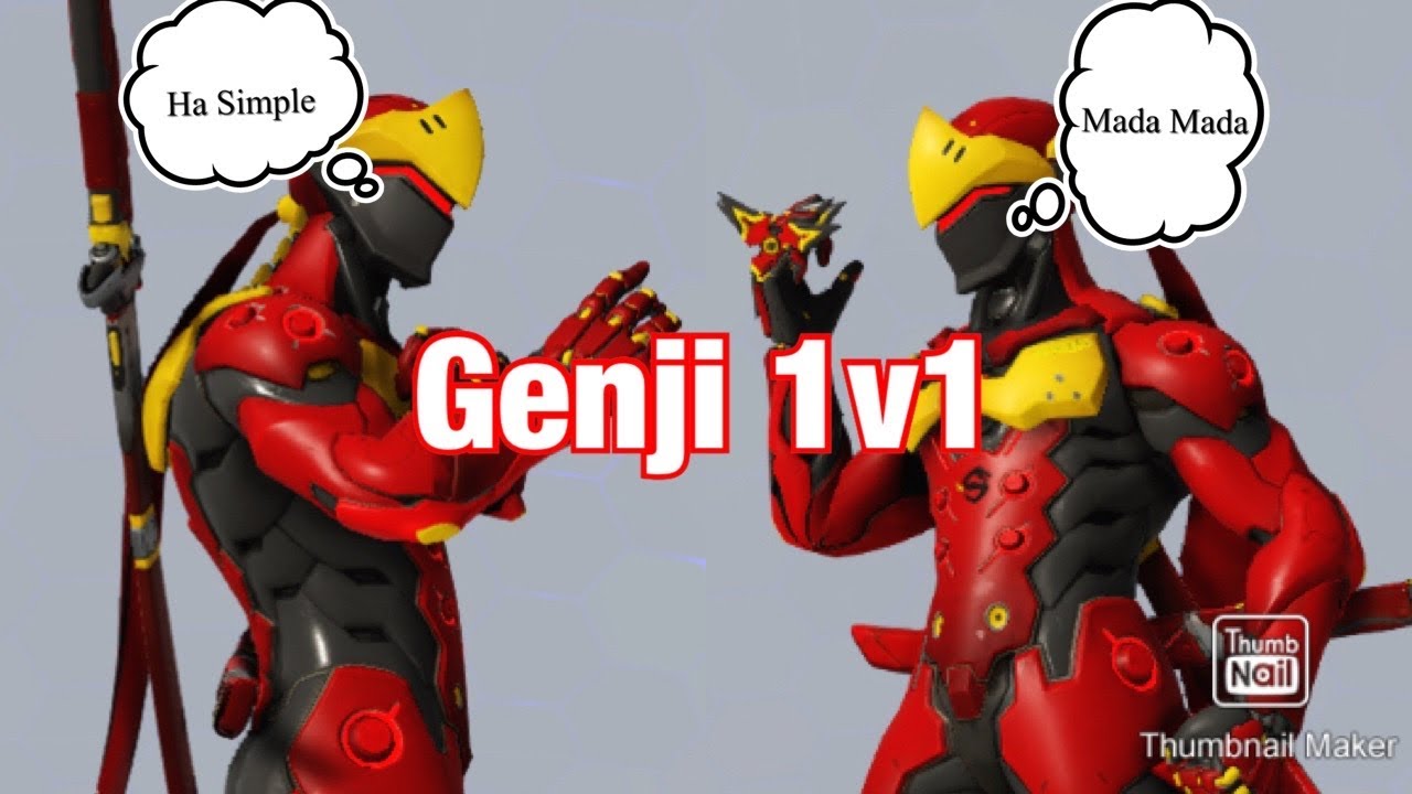 Genji 1v1/ Overwatch - YouTube
