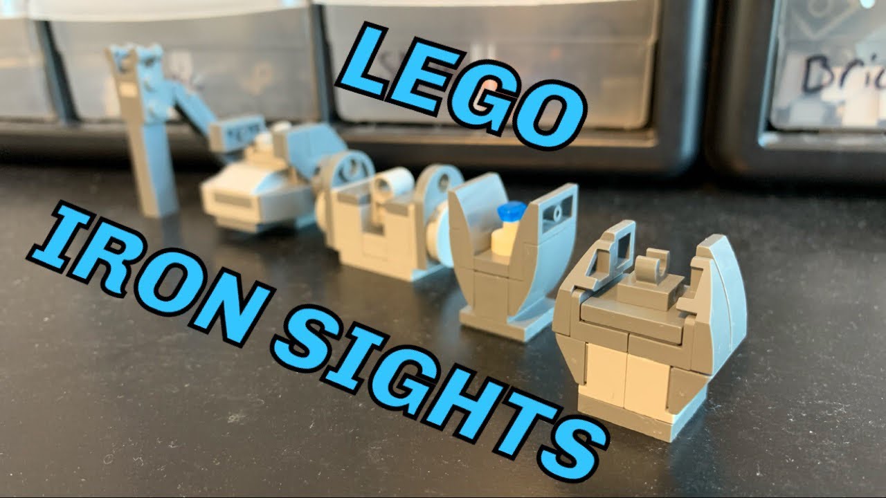 How to build LEGO Iron sights - YouTube