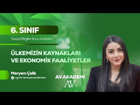 Av Yayınları | 6. Sınıf Sosyal Bilgiler Konu Anlatımı | Ülkemizin Kaynakları Ve Ekonomik Faaliyetler