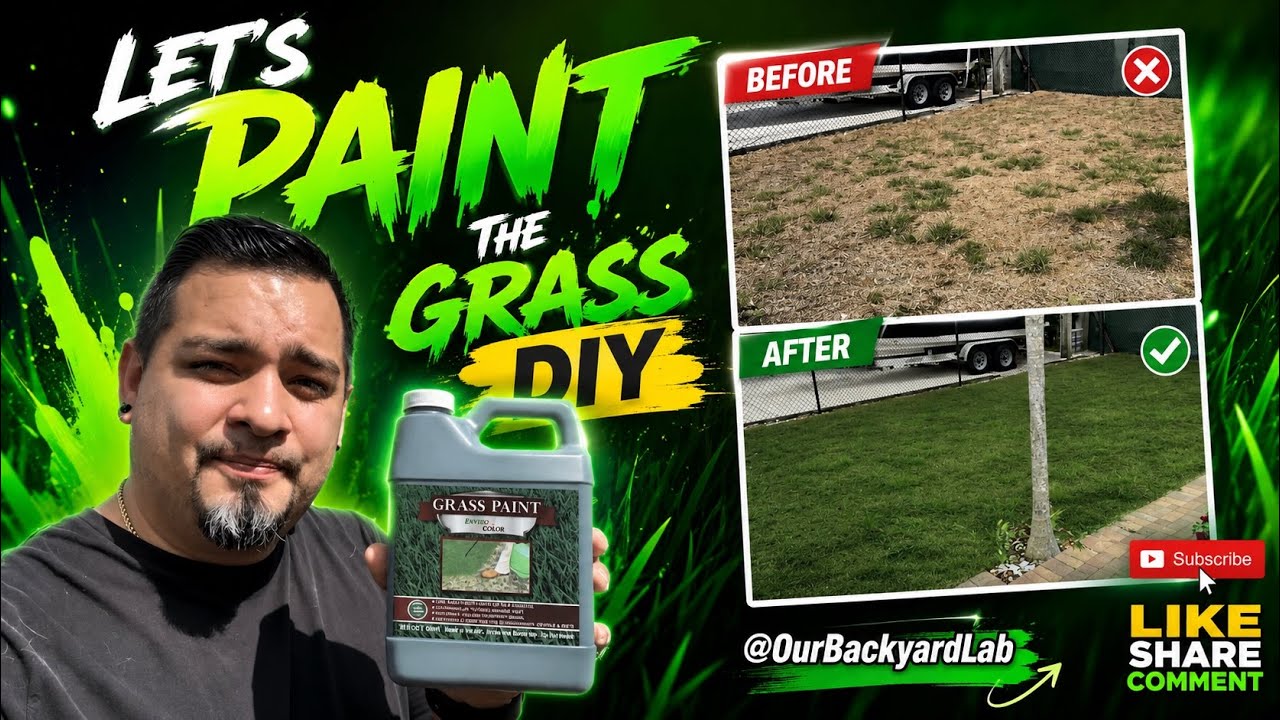 Grass Paint - How to & Review ENVIRO COLOR. - YouTube
