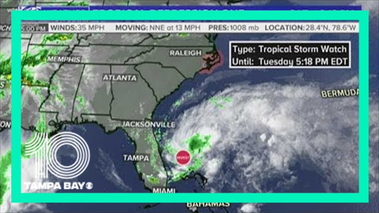 Tropical Depression One forms off Florida coast - YouTube