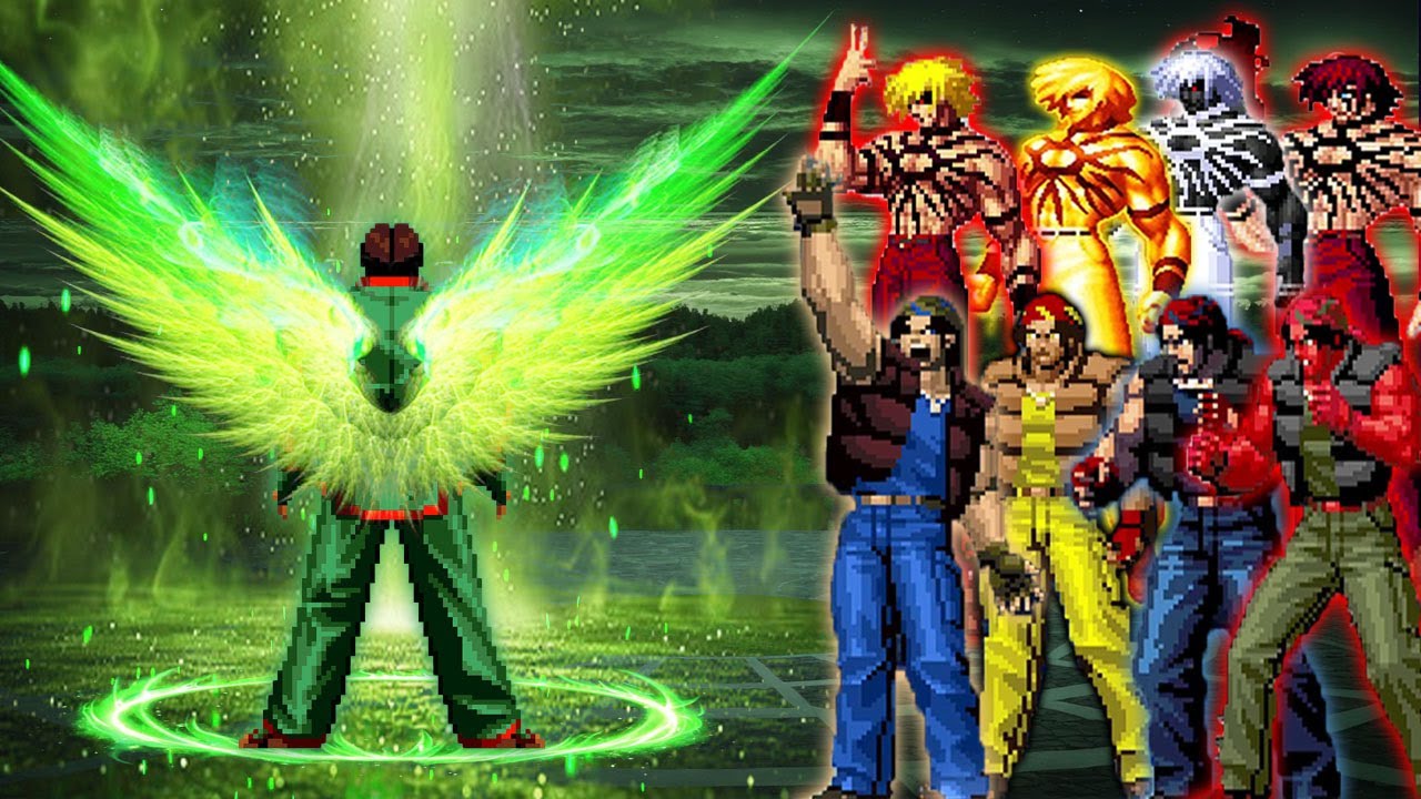 [Mugen KOF] Xavier Kim VS Ralf Jones and Orochi Phoenix Team - YouTube