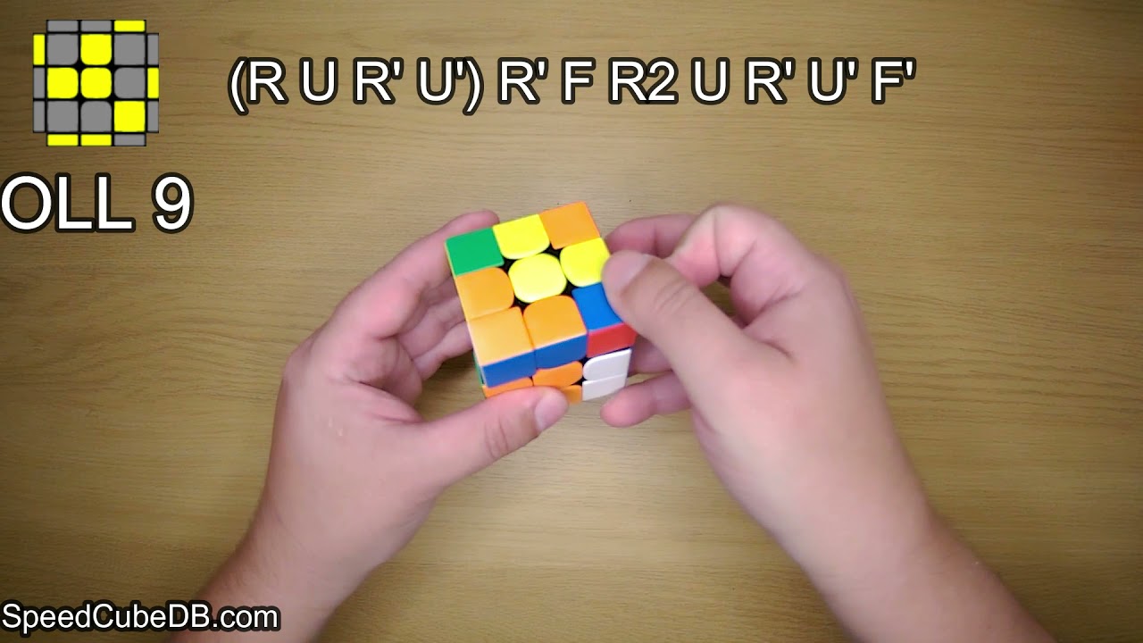 OLL Algorithms - OLL 9 - YouTube