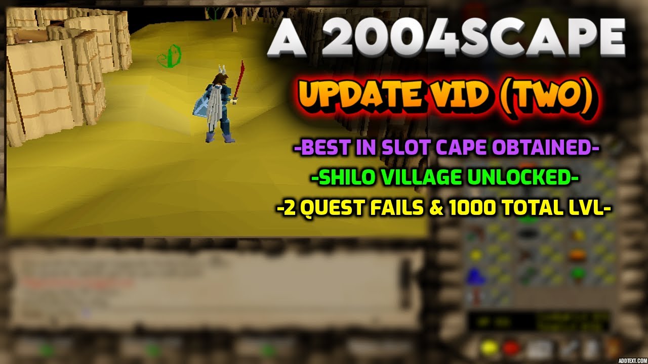 My KQ Preparation included the Legends' Quest.. (2004Scape) - YouTube