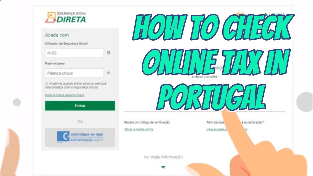 How To Check Tax Online In Portugal | Step By Step Process 2024 - YouTube
