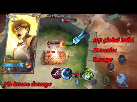 yin best build burst damage||2maniac and 1 savage🔥🔥 |yin gameplay ...