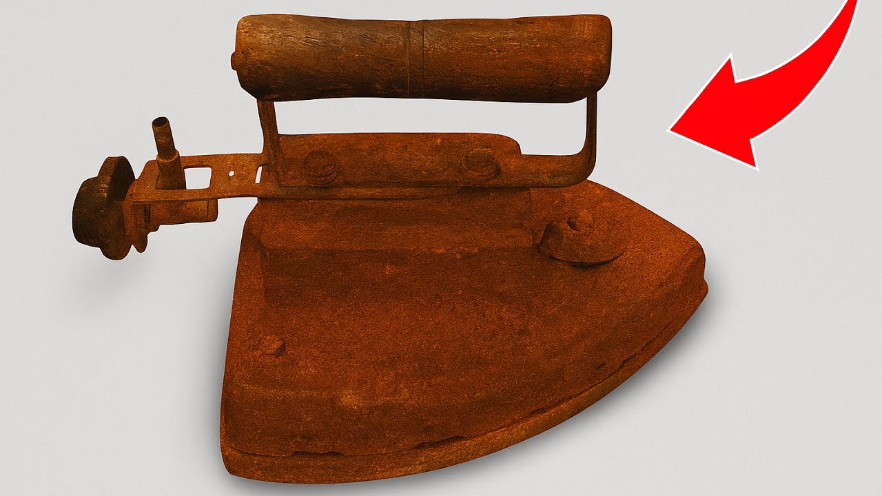 Restoring a Rusty Old Iron 🔧 | Amazing Before & After | Recycle and ...