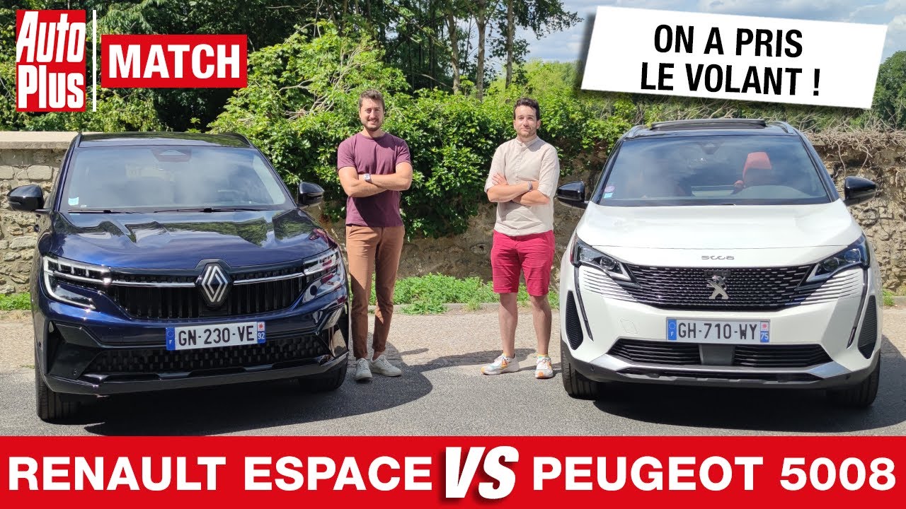 RENAULT ESPACE VS PEUGEOT 5008 [Essai Routier] : le losange peut-il ...