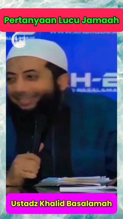 Pertanyaan Lucu Jamaah - Ustadz Khalid Basalamah - YouTube