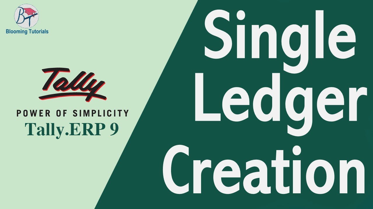 Single Ledger Creation In Tally Ledgers Creation In Tally In Tamil What Is Ledger YouTube Single Ledger Creation In Tally Ledgers Creation In Tally In Tamil What Is Ledger YouTube