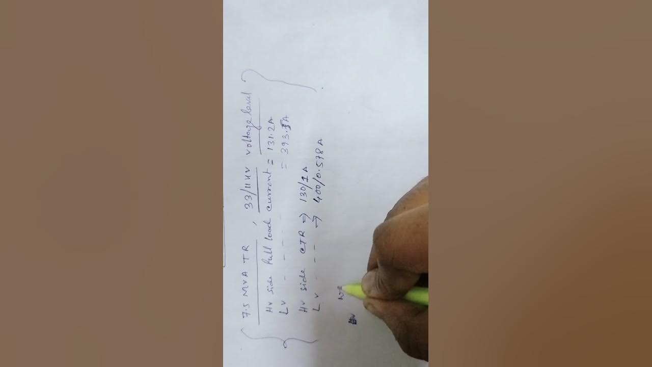 Transformer differential protection|Full load condition |differential protection calculation ...