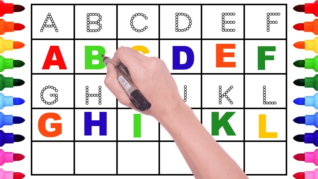 A for Apple B for Ball | Alphabets Learning | Learning ABC for kids ...