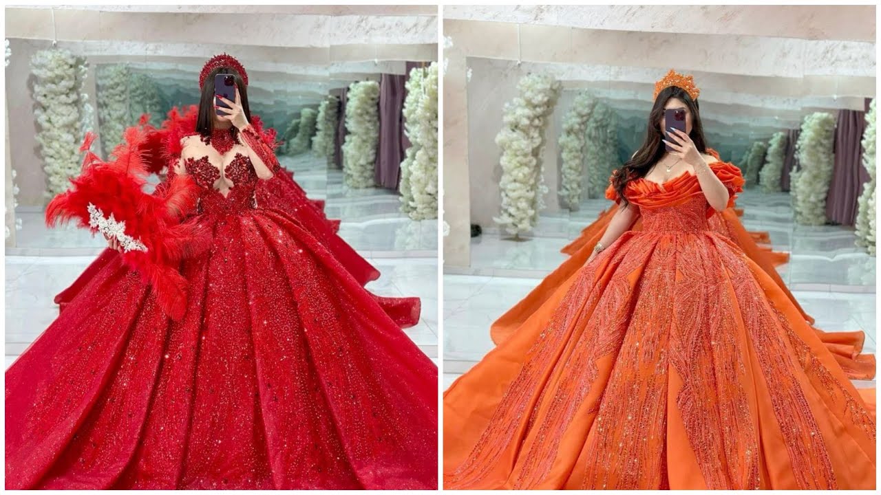 Choose one RED vs ORANGE ️⚡🧡 Makeup,Lips,Heels,Hairstyles,Bags,Gowns # ...