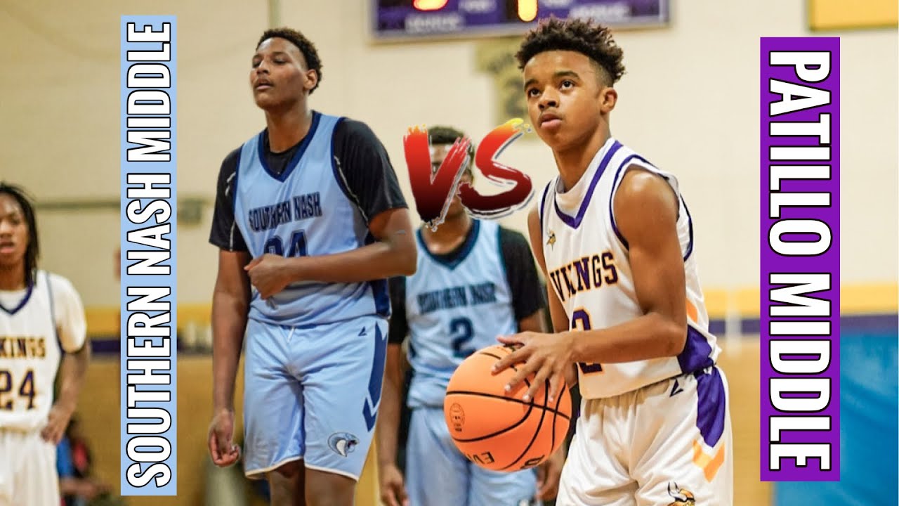 6'8 8th Grader!?! Southern Nash Middle School takes on Patillo Middle ...