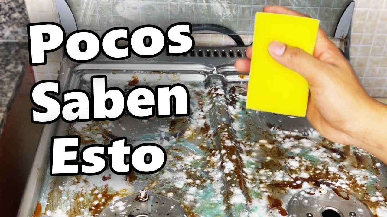 Truco con MAICENA para eliminar el SUCIO y la Grasa de la ESTUFA fácil ...