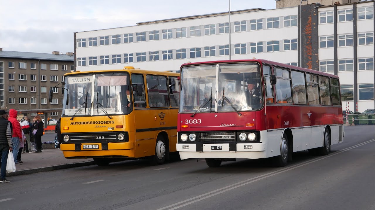 🇪🇪 Retro bus festival in Tallinn - YouTube