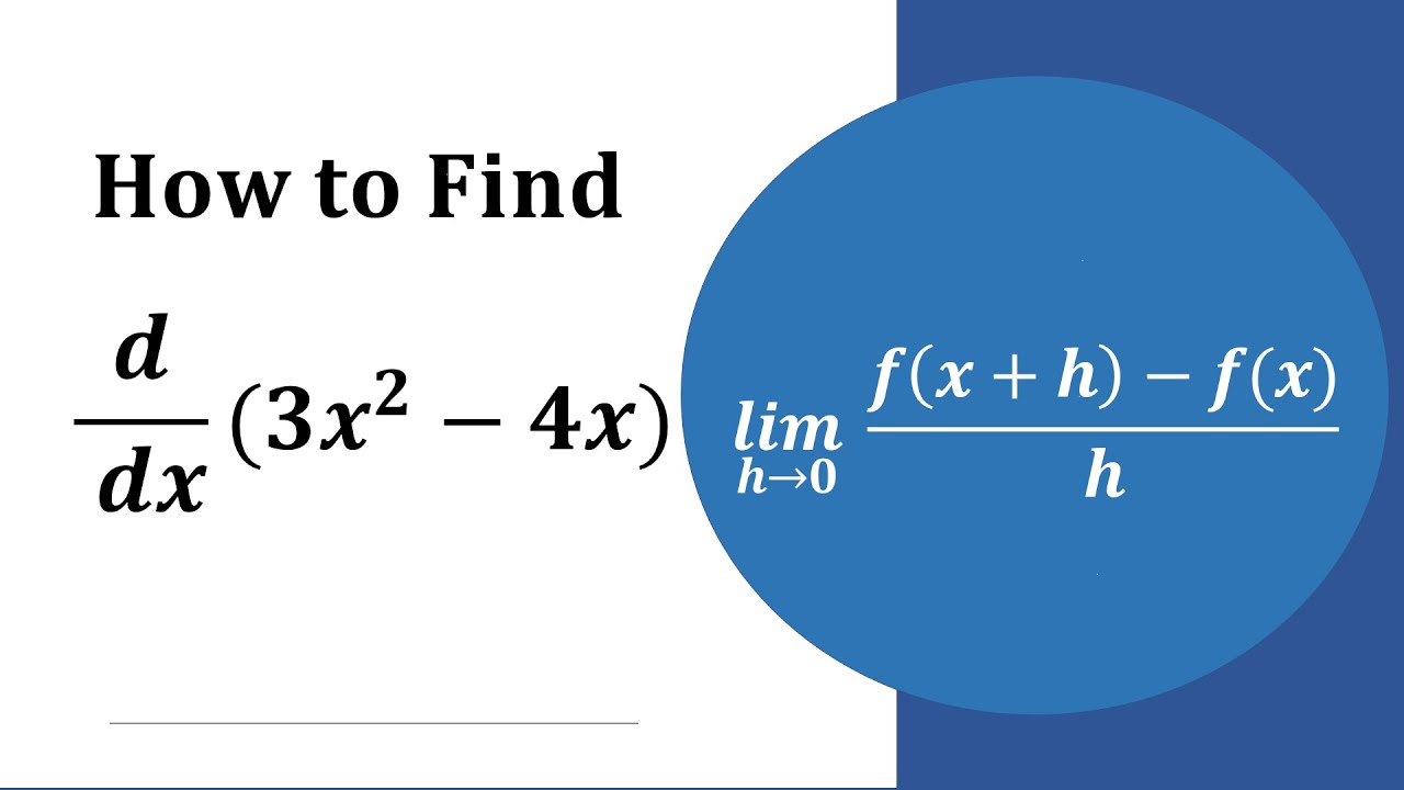 Derivative Of 3x 2 4x From First Principle English YouTube derivative-of-3x-2-4x-from-first-principle-english-youtube