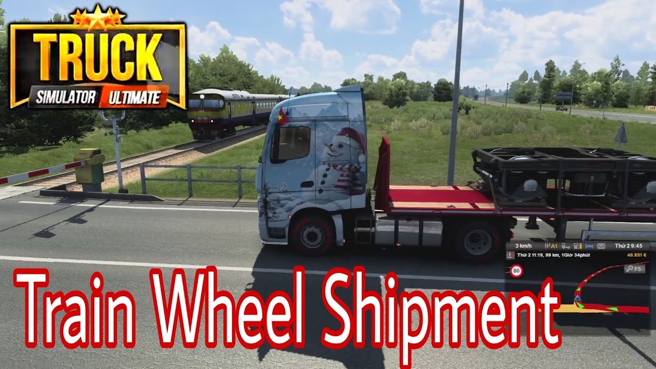 ETS2 Euro Truck Simulator | Train Wheel Shipment. Red Gaming - YouTube