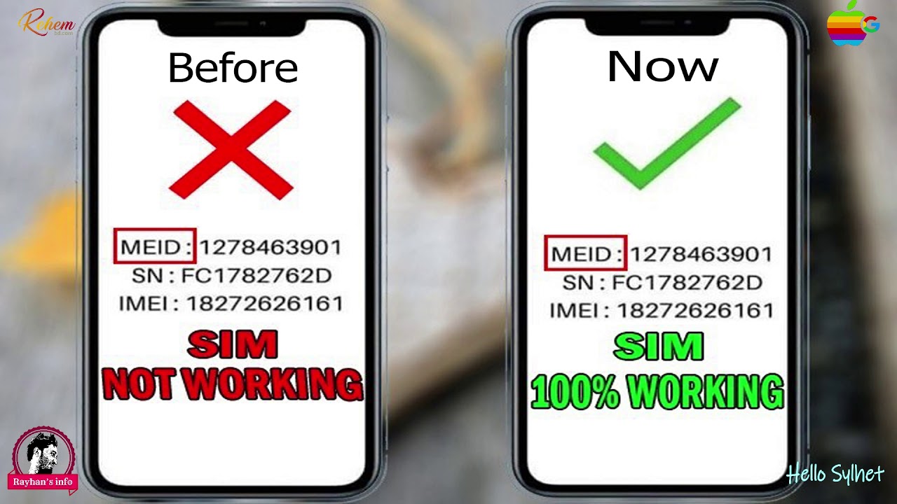 Meid Support । iPhone 5s To iPhone 10 Meid Support 100% With Link - YouTube